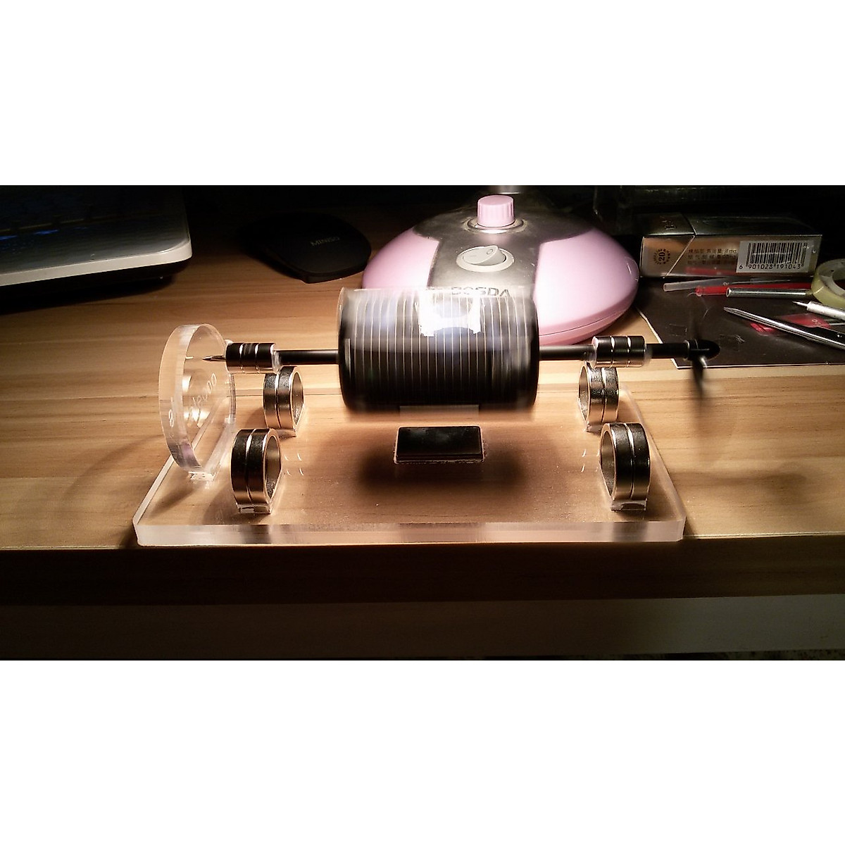 Sunnytech Solar Magnetic Levitation Model Levitating Mendocino Motor Educational Model ST41