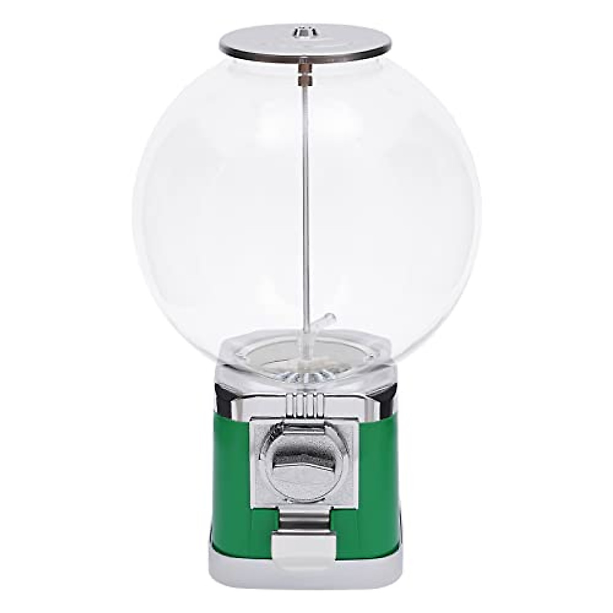 Gumball Machine Big Bubble Gumball Dispenser Machine 1.26in Ball Bulk Vending Machine w/Key Classic Bubble Capsule Toys Candy Dispenser Vending Machine (Green)