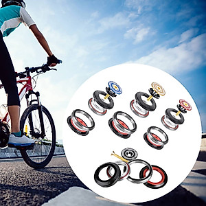 Socobeta Headsets 42 52mm Aluminium Alloy Road Headset Bearing Suitable for Standard Straight and Tapered Mountain Forks