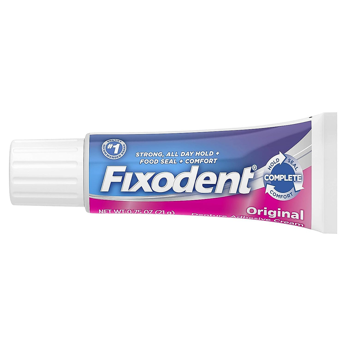 Fixodent Denture Adhesive Cream Original 0.75 oz (Pack of 12)