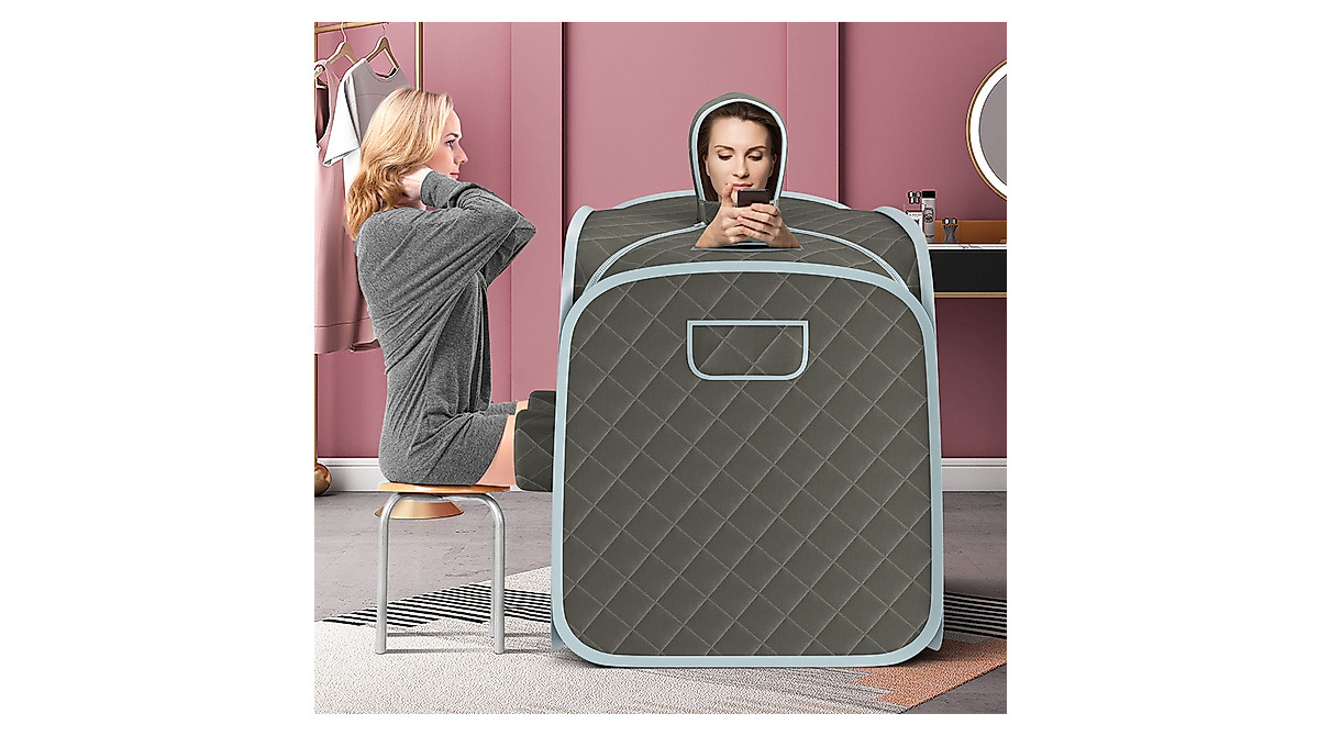 COSTWAY Portable Steam Sauna - Relax & Detox at Home