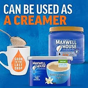 Maxwell House International Coffee Decaf Sugar Free French Vanilla Caf?, 4-Ounce Cans (Pack of 6)