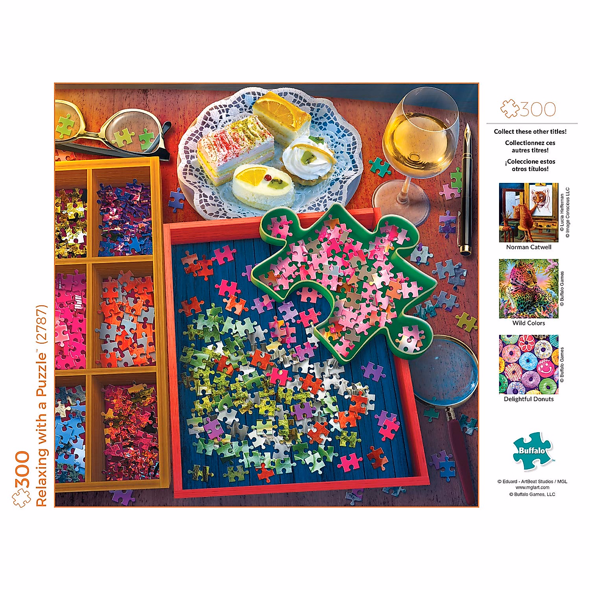 Buffalo Games - Relaxing with a Puzzle - 300 Large Piece Jigsaw Puzzle