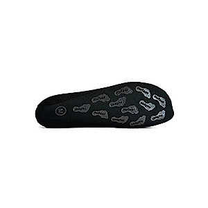 Nufoot Ballet Flats Women's Shoes, Foldable & Flexible Flats, Slipper Socks, Travel Slippers & Exercise Shoes, Dance Shoes, Yoga Socks, House Shoes, Indoor Slippers, Black, Large