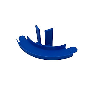 Corner Wall Mount Track Compatible with Hot Wheels | 90 Degree Turn with Removable Adhesive for Mounting to Wall | Made in USA (Outside Curve, 3-Pack)