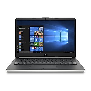 HP 14-inch Laptop, 8th Generation Intel Core i3-8130U Processor, 4 GB SDRAM, 128 GB Solid State Drive, Windows 10 Home in S Mode (14-df0020nr, Natural Silver)