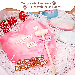 Gcroet Mini Wooden Hammer Seafood Shellfish Dessert Making Mallet Mini Educational Toy Mallet for Chocolate Jewelry Craft 30PCS Mini Wooden Hammer,Wooden Crab Mallet,Seafood Shellfish Hammers,Dessert