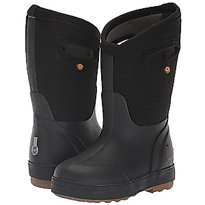 BOGS Classic II Snow Boot, Black, 2 US Unisex Big Kid