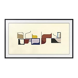 SAMSUNG 65-inch Class The Frame Customizable Bezel - Black (SCFT65BL/ZA, 2020 Model)