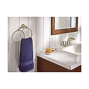 Moen WS84550SRN Darcy 4" Centerset 2-Handle Bathroom Faucet in Spot Resist Brushed Nickel