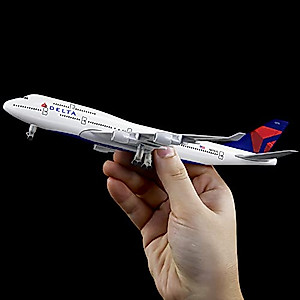 Busyflies 1:300 Scale Delta Boeing 747 Airplane Models Alloy Diecast Plane Model