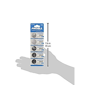 BlueDot Trading CR2025 3 Volt Lithium Button Coin Cell Long-Lasting Batteries for Watches, flameless Candles, calculators, and Many Other Devices, Pack of 5
