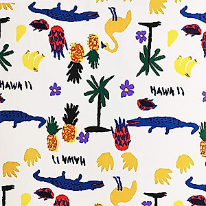 7pcs 19.68” x 19.68” (50cm x 50cm), 100% Cotton Fabric Bundle Squares for Quilting Sewing DIY Craft Patchwork, No Repeat Dark Flower Pattern.