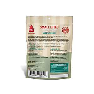 PLATO Small Bites Training Dog Treat Variety Pack, (1) 6oz Bag of Each: Salmon, Organic Chicken, Duck, Lamb, 1.5lb Total