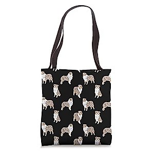 Red Merle Aussie Mom Australian Shepherd Dog Lovers Tote Bag