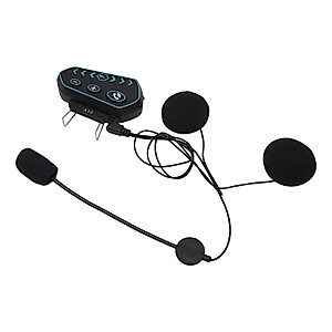 Bluetooth 5.0 Motorcycle Helmet Headset,GPS Noise Reduction Waterproof Stereo Music Handsfree Bluetooth Headphones