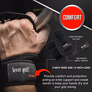 Fit Vikings Gymnastics Grips - Gloves for Crossfit - Pull Up Grips - Hand Grips -Men & Women