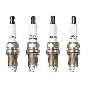 4PK TORCH Iridium Spark Plug K6RTIP2-11 Replace for Denso KJ20CR11 Spark Plug, for TOYOTA 90098-70065 Spark Plug, for HONDA 98079-5614P Spark Plug, for MAZDA F286-18-110 Iridium Spark Plug, OEM
