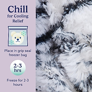 warmies Microwavable & Weighted Stuffed Animals, Zebra - Heated Stuffed Animal Plushie for Warmth & Comfort - Cute Soft Plush Toys for Adults & Children (Boys, Girls, Babies & Toddlers)