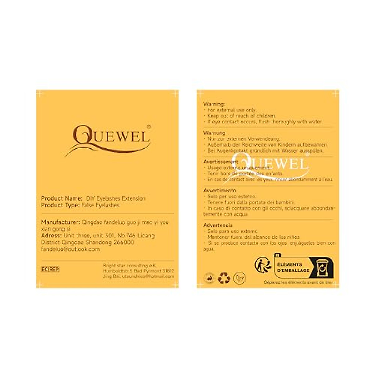 QUEWEL Volume Eyelash Extensions | 0.03-0.12mm | C/CC/D/DD Curl | 8-25mm Length | Easy Fan 2D-20D Self Fanning Volume Lashes 0.07D Mix-8-15mm Long Lasting Blooming Lashes(0.07D Mix8-15)