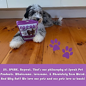 Speak Pet Products Treats Dog Baby Bullys, Natural Gluten and Grain Free Low Calorie 5 Inch Beef Chews for Small Breeds, Perfect Alternative for Rawhide, 24 Count