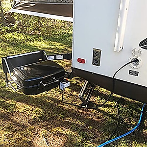 GASPRO 20ft RV Propane Quick Connect Hose - Low Pressure Extension Hose with 1/4" Disconnect Fittings - Ideal for Gas Grills, Griddles, Stoves, Fire Pits