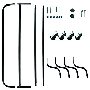 Clothing Rack Garment Rack with Wheel, Commercial Clothing Rack for Hanging Clothes Rolling Clothing Rack 47'*58',200lbs