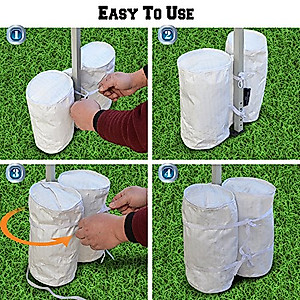 Benefitusa 4 Pcsoutdoor Canopy Tent Weight Sand Bag Anchor Kit