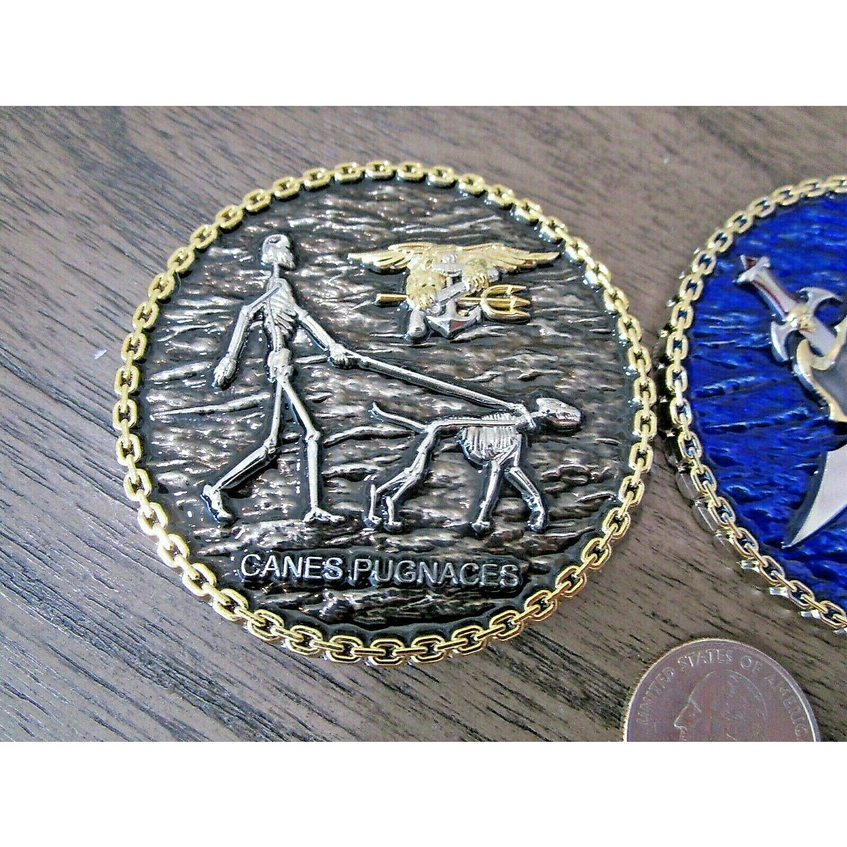 Navy Seal Team Six K9 Blue Squadron War Dogs Seals DEVGRU Challenge Coin