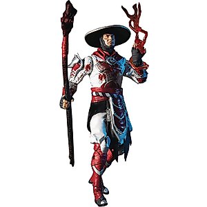 McFarlane Toys Mortal Kombat Raiden Bloody White Hot Fury Skin 7” Action Figure, Multicolor