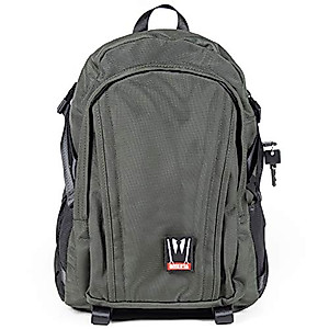 DIME BAGS Omerta Transporter Backpack | Carbon Filter Lined Bag with Heavy-Duty Lock (Green)