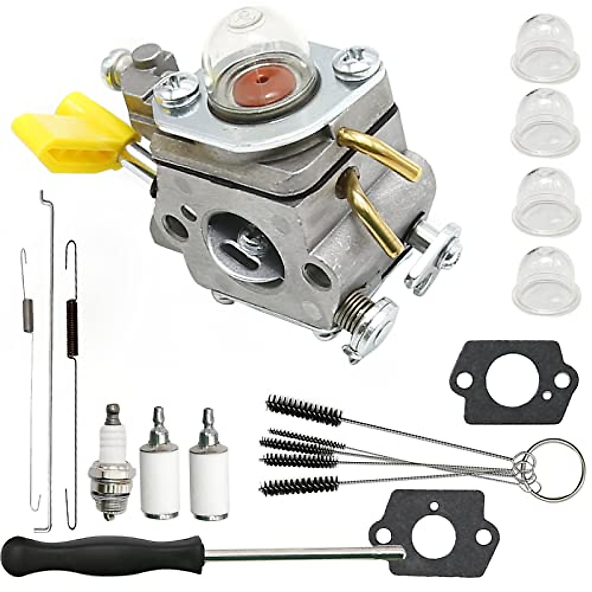 Anxingo C1U-H60 Carburetor Replacement for Ryobi Homelite 25cc 26cc 30cc BC30 CS30 TP30 TP26 EX26 SS26 SS30 SX135 Trimmer Leaf Blower 308054043 308054013 308054032 985624001