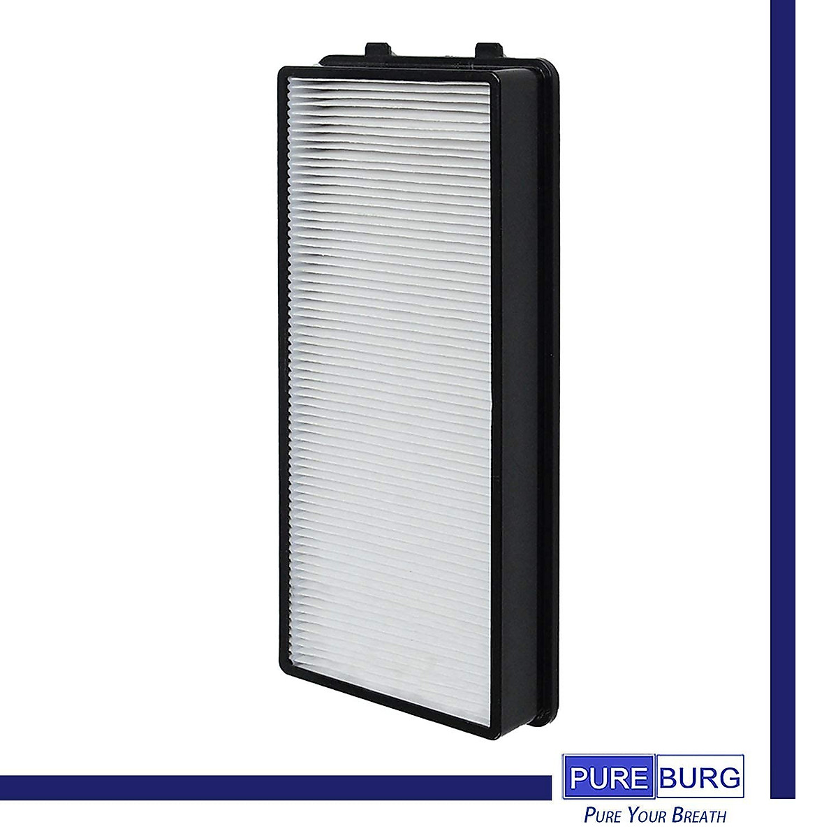 PUREBURG 2-Pack Replacement Filter Set - HEPA Filters + Activated Carbon Odor Filters Compatible with HoMedics TotalClean PetPlus AT-PET01 AT-PET02 Whisper-Quiet Oscillating Tower Air Purifiers