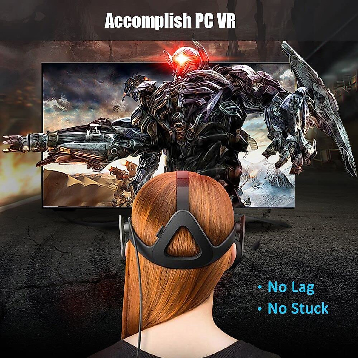 ukiism 16FT VR Link Cable Compatible with Meta/Oculus Quest 3, Quest2/Pro/Pico4 Accessories, USB 3.0 to USB C Charger & Data Cable for VR Headset and Gaming PC