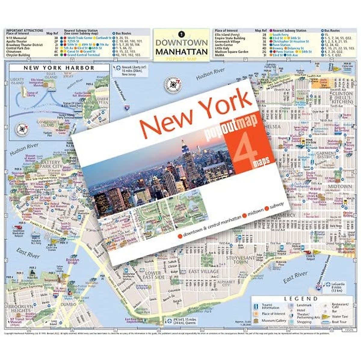 New York PopOut Map (PopOut Maps)