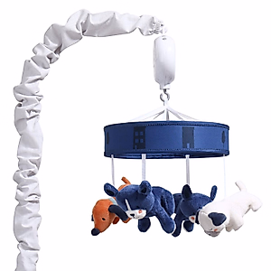 The Peanutshell Puppy Dog Crib Mobile - Pug Life Nursery Collection