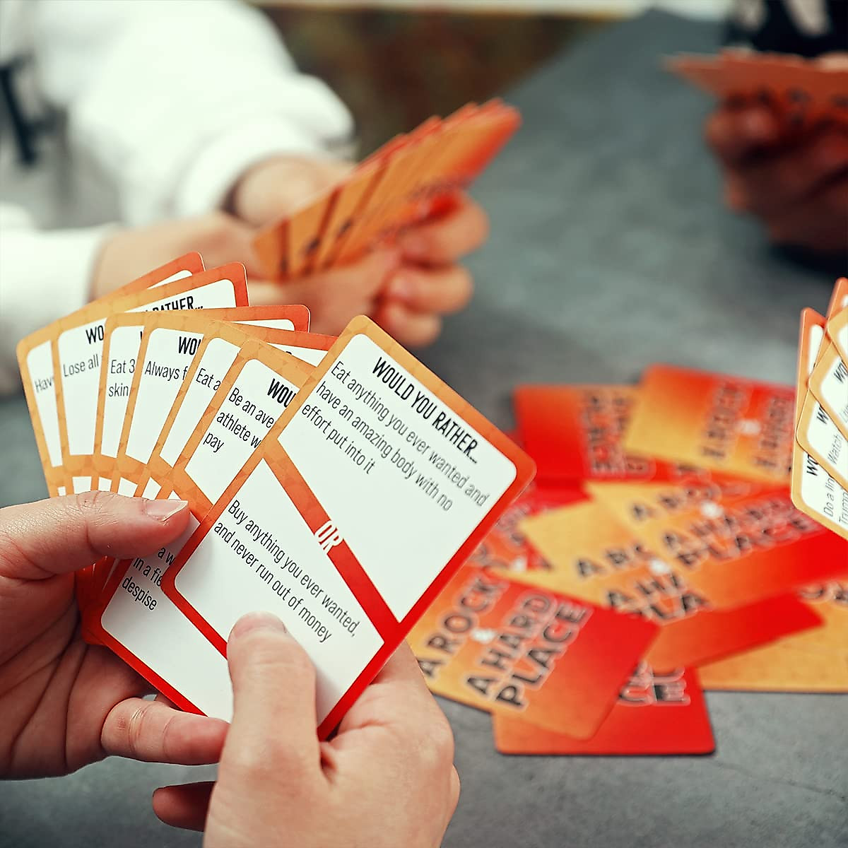 A Rock & A Hard Place Would You Rather - Card Game for Adults Party Card Games for Adults and Family, Party Games for Game Night