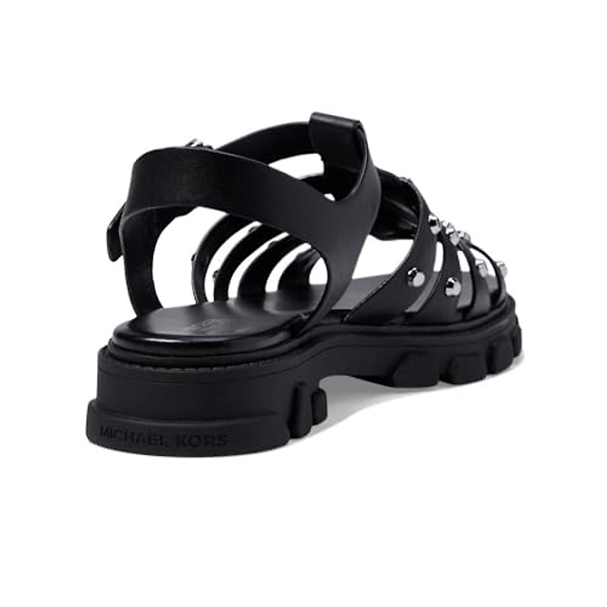 Michael Kors Jagger Fisherman Sandal Black 1 8.5 M