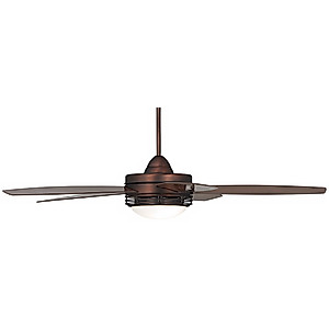 Casa Vieja 60" Casa Province Modern Rustic Indoor Outdoor Ceiling Fan with Light LED Remote Control Oil Brushed Bronze Reversible Dark Walnut Maple Blade Damp Rated for Patio Exterior House Porch