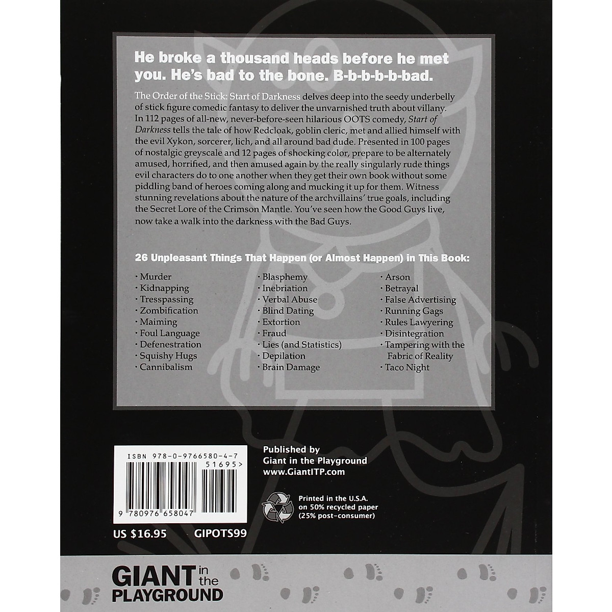 The Order of the Stick, Volume -1: Start of Darkness