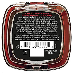 L'Oreal Paris Infallible Fresh Wear Foundation in a Powder, Up to 24 Hour Wear, 120 Vanilla