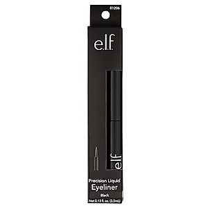 e.l.f. Cosmetics Cosmetics Cosmetics Precision Liquid Eyeliner, Long-lasting Formula intensifies & Defines eyes, Black