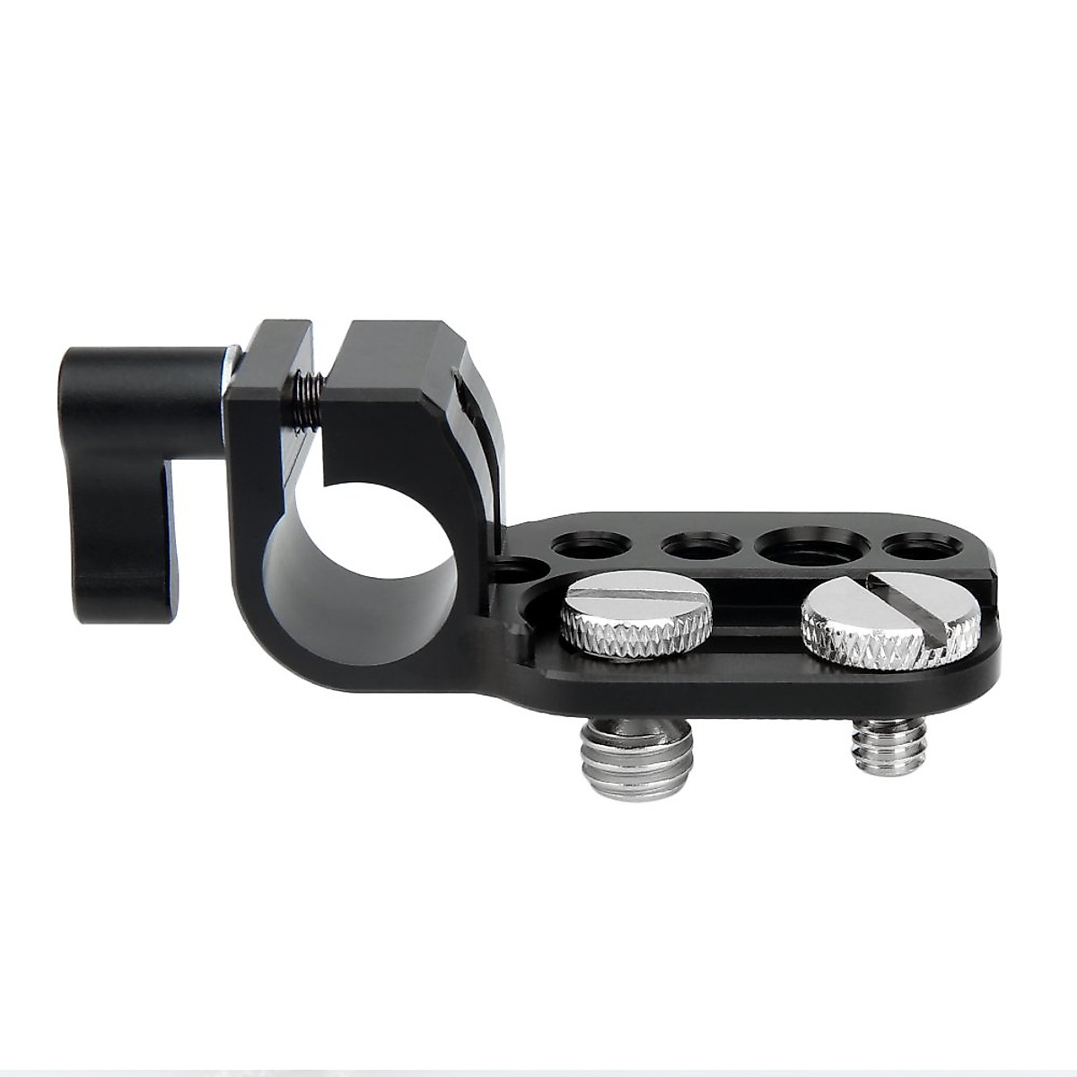 NICEYRIG Mini Mounting Plate with 15mm Rod Clamp for Monitor EVF Transmitter Receiver to 15mm Rod - 166