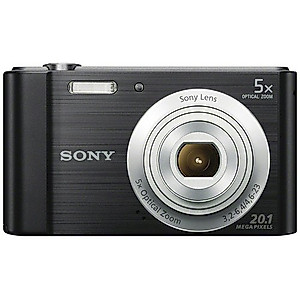 Sony Cyber-Shot DSC-W800 Digital Camera (Black) + 32GB Pixi-Basic I3ePro Accessory Bundle