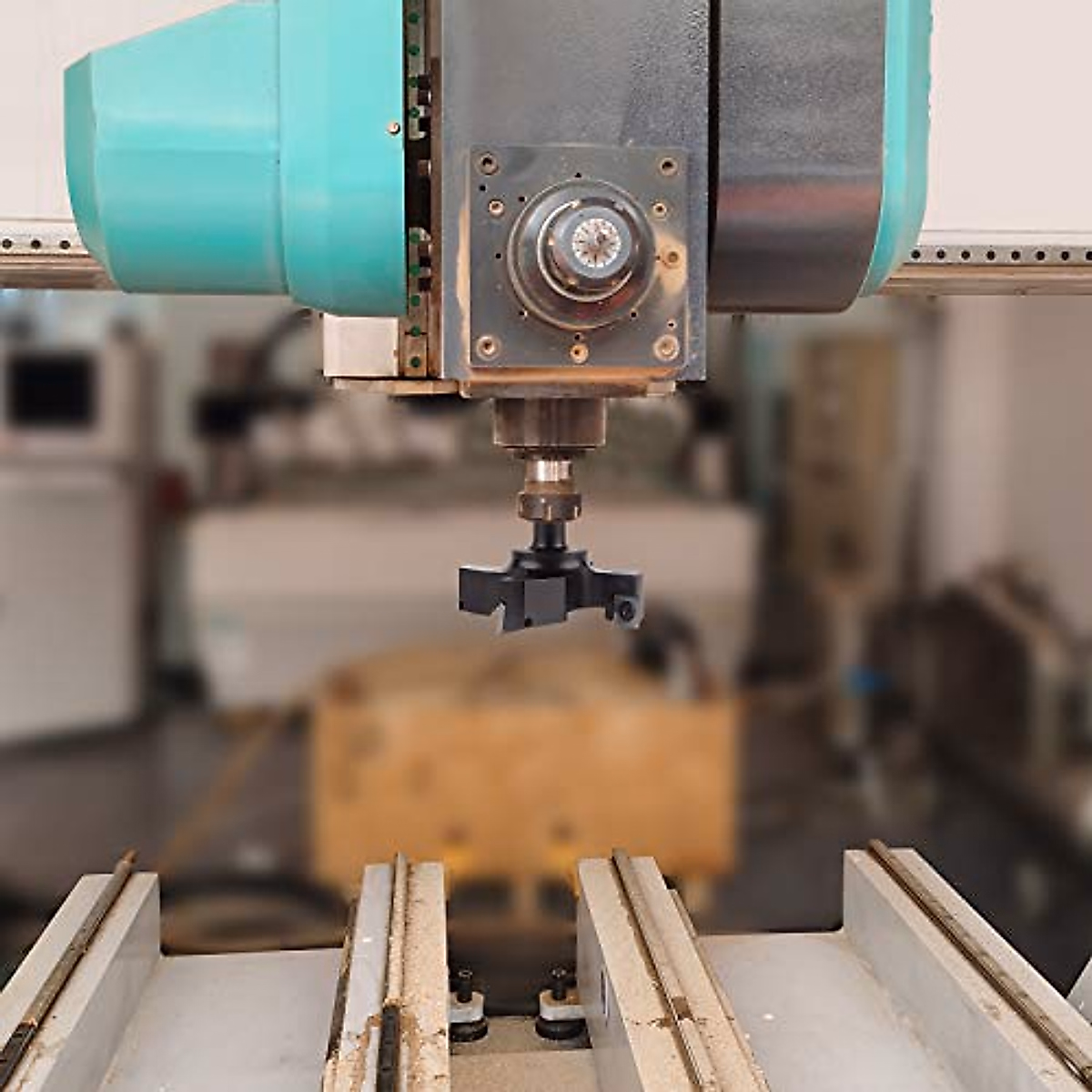 CNC Spoilboard Surfacing Router Bit, 1/2" Shank 3" Cutting Diameter, Carbide Insert Slab Flattening Router Bit Planing Bit Wood Planer Bit Woodworking Tools by BINSTAK