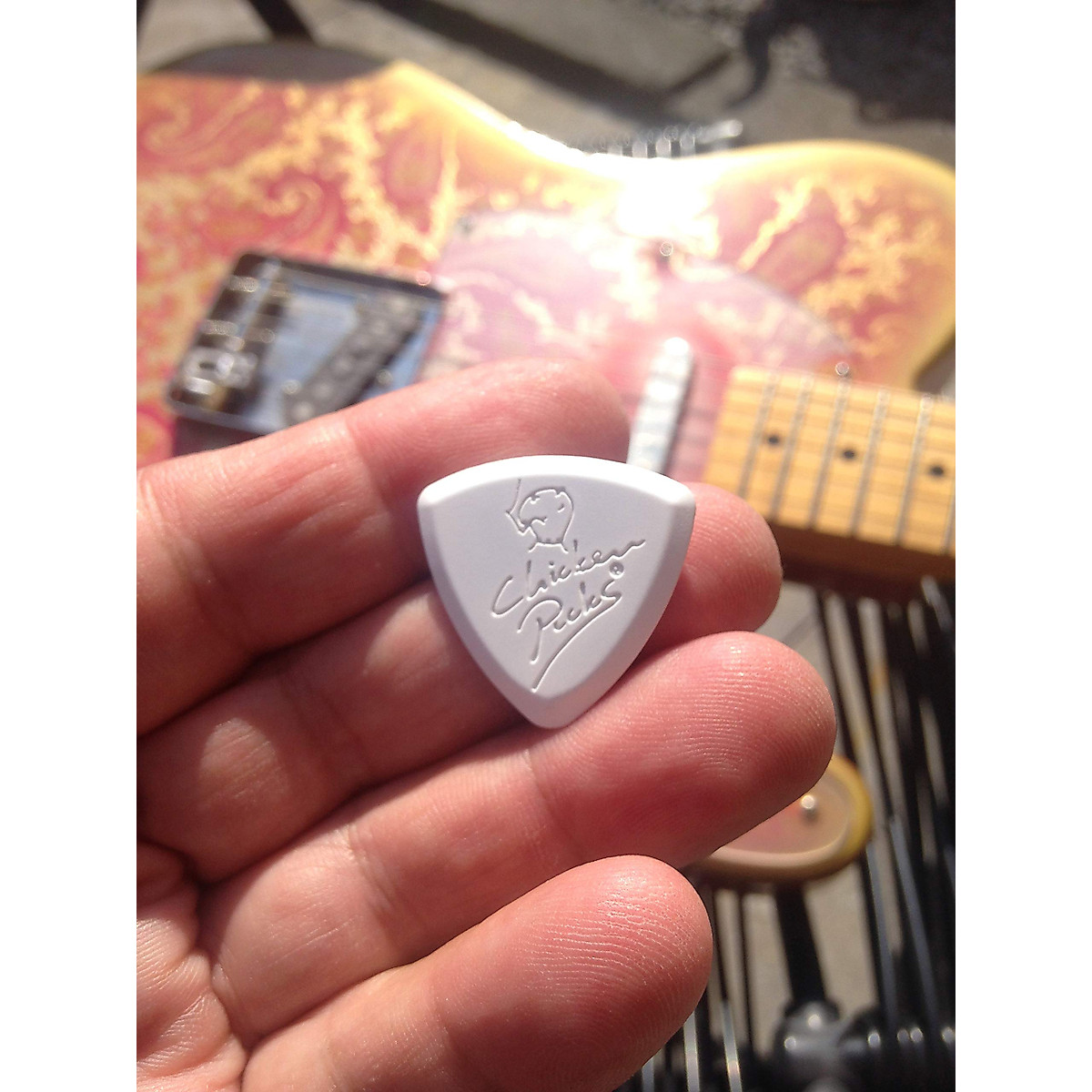 ChickenPicks guitar picks 2 x ChickenPicks Bermuda III 2.1 mm