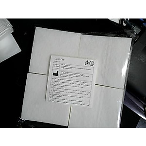 Lusofie 60Pcs White Felt Sheets 4"x4" Felt Squares 1mm Thick Felt Fabric Pre-Cut Felt Sheets for Crafts Patchwork Sewing DIY