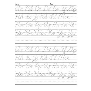 Cursive Handwriting Workbook For Kids: Cursive for beginners workbook. Cursive letter tracing book. Cursive writing practice book to learn writing in cursive