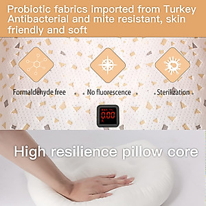 Emachi Pregnancy Pillow for Pregnant Women, Soft Pregnancy Body Pillow, Pillow Used to Support and Relieve Pain or discomfort in The Waist, Abdomen and Buttocks, Detachable Grey.
