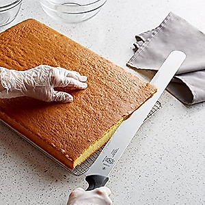 Mercer Culinary M23114 Millennia Black Handle, 18-Inch Wavy Edge, Cake Slicer